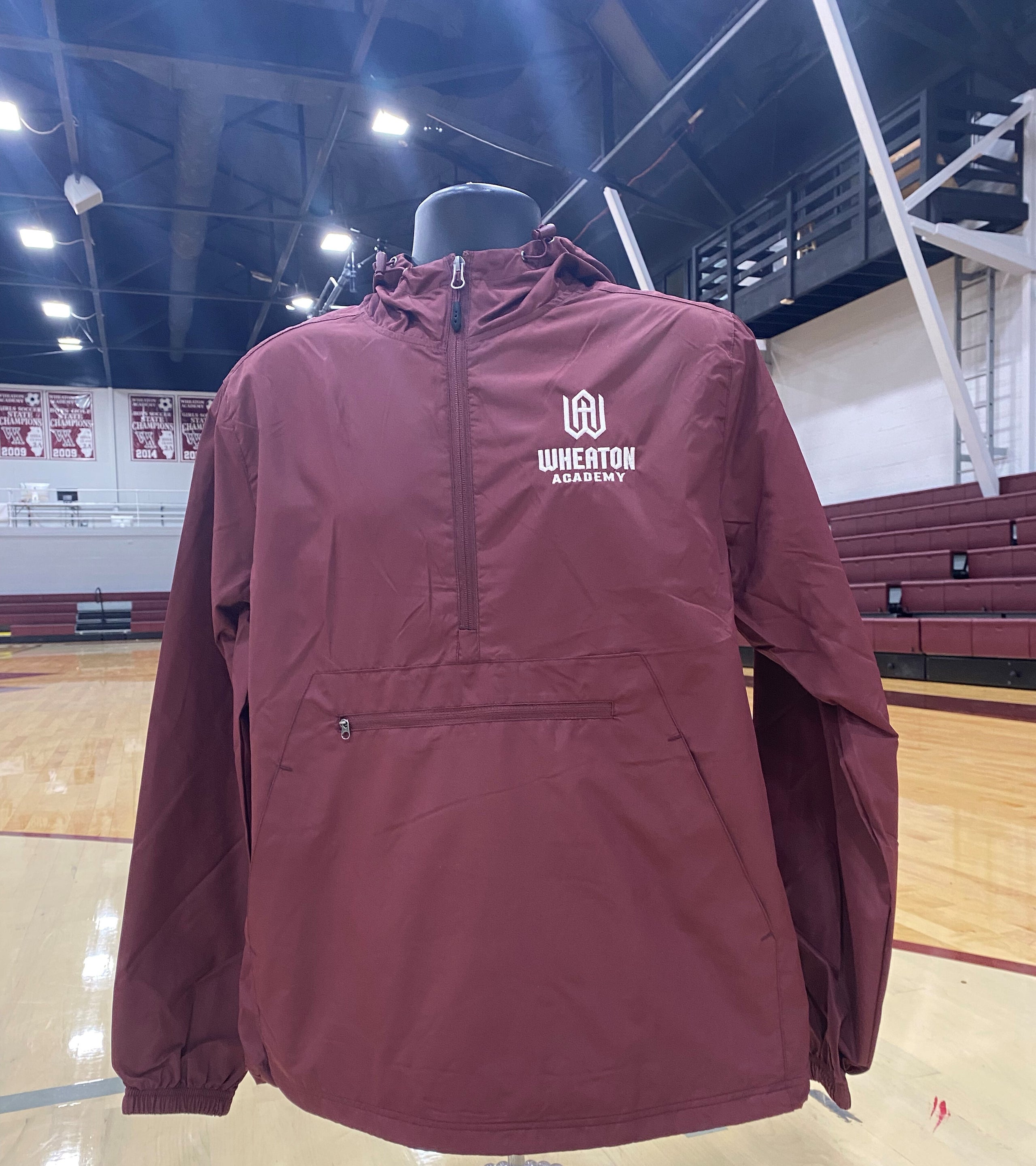 Maroon Sport-Tek 1/4 Zip Windbreaker | Wheaton Academy Swag Store